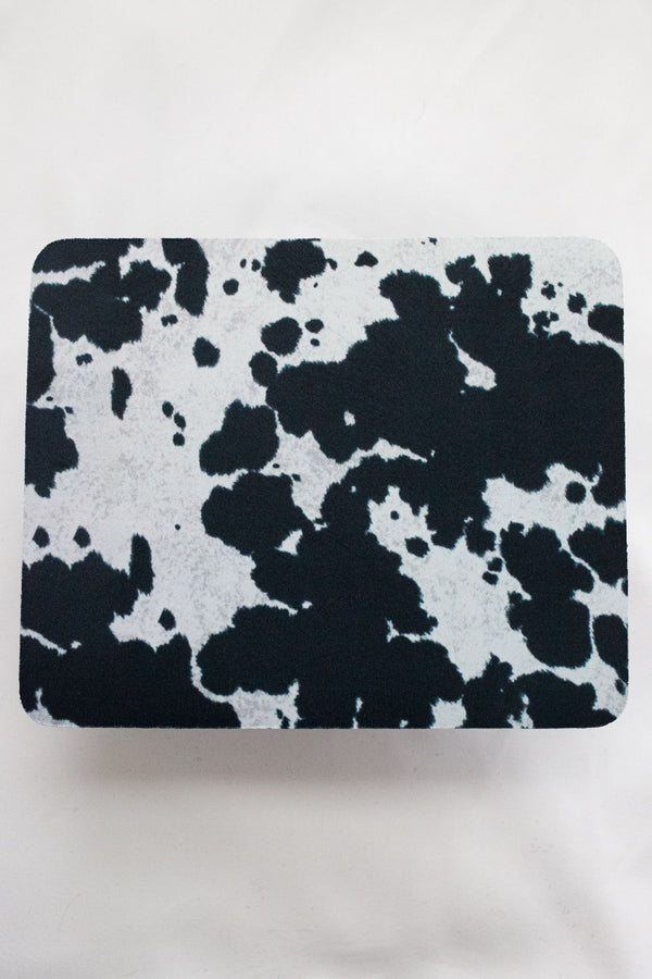 Black Cowhide Mouse Pad - Front Porch Wholesale